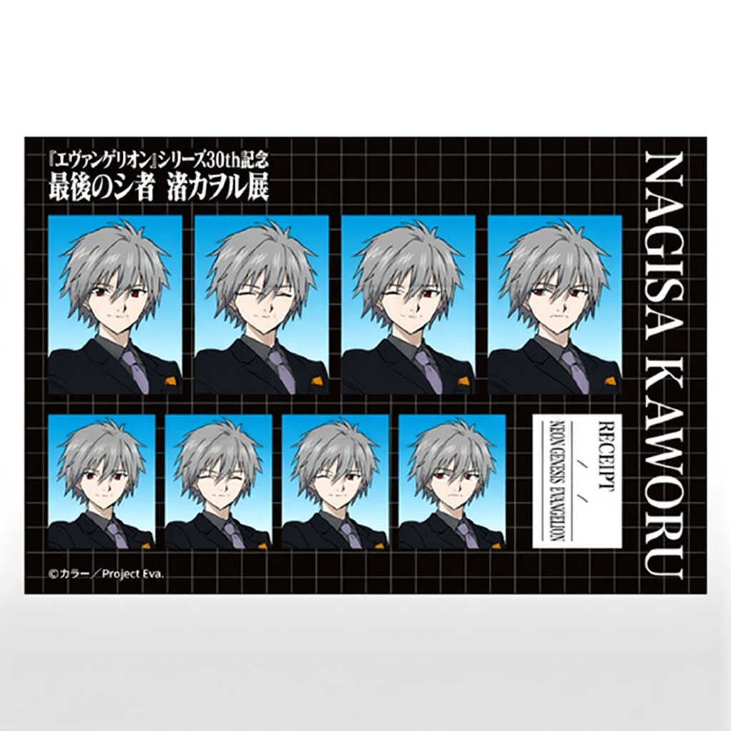Kaworu Nagisa Exhibition / ID Photo - Neon Genesis Evangelion │ japan ...